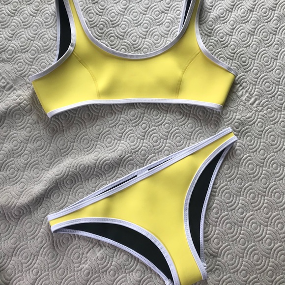 Hoaka Swimwear | Swim | Hoaka Swimwear Oasis Lemon Set | Poshmark